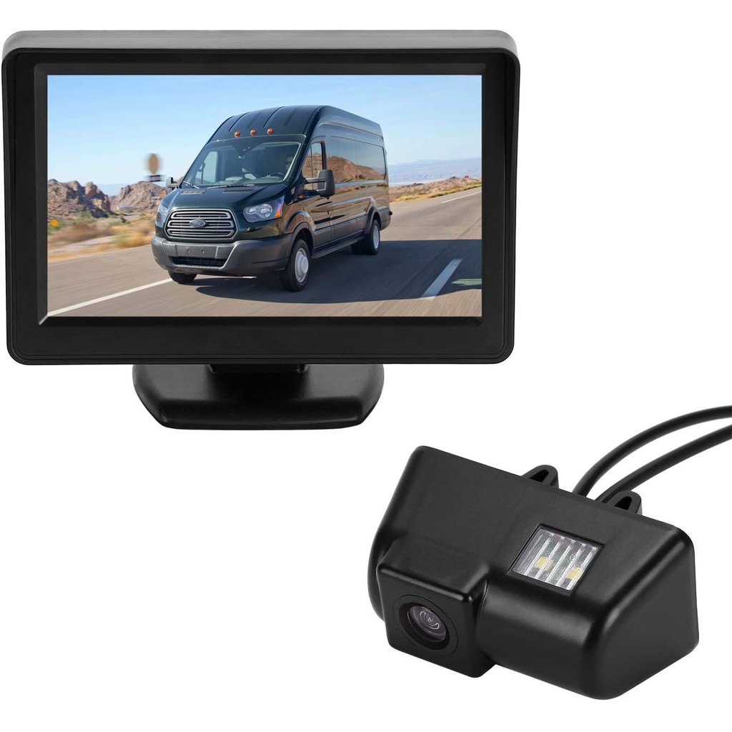 "BRAUTO CCD 4.3"" Monitor Rear View Reverse Reversing Camera Kit For ...