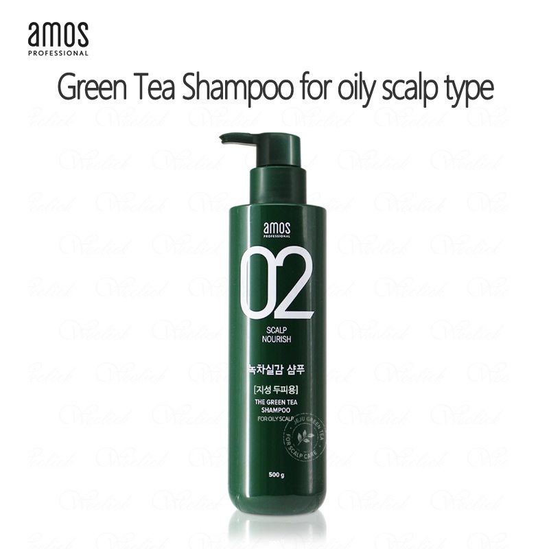 [Amos] Green Tea Shampoo for oily scalp type 500g / Amorepacific's ...