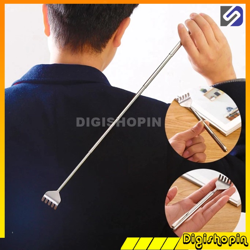 Extendable Telescopic Stainless Steel Back Scratcher / Portable Back ...