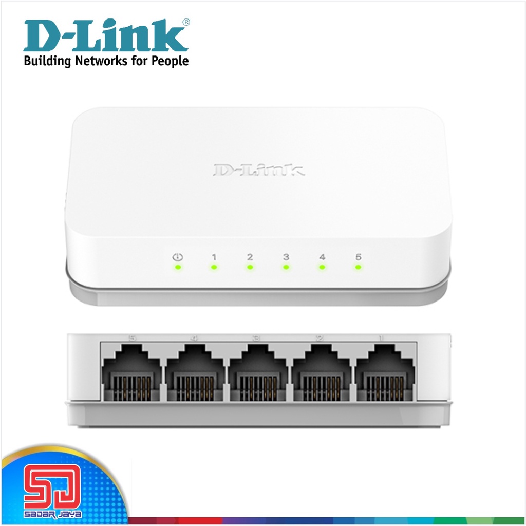 D-Link DES-1005C Ethernet Desktop Switch Hub 5 Ports 100 Mbps - Plastic ...