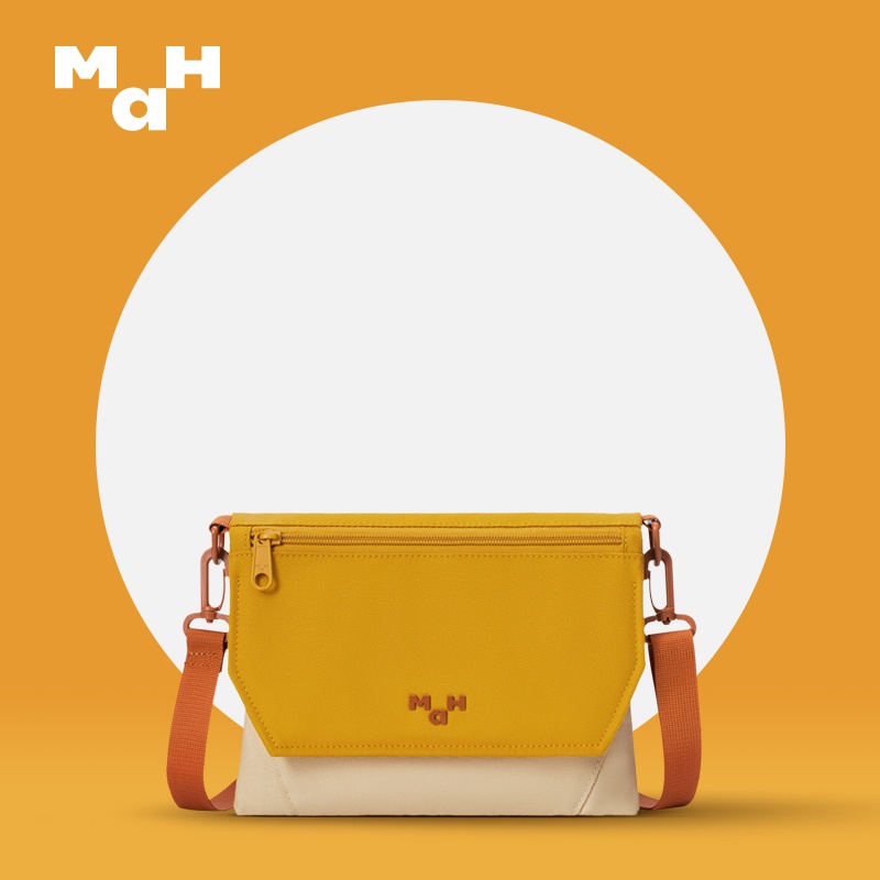 MAH Young Messenger Crossbody Bag Classic Contrast Color Portable Phone ...