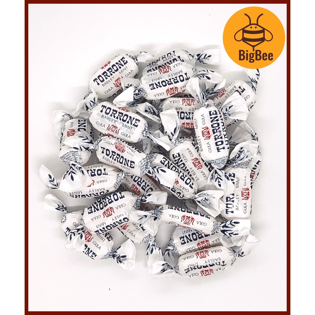 Torrone Assorted Flavour Candy - 200g / 500g (pkt) Barley Mint/Barley Lime/Top Orange/Choco Mint ...