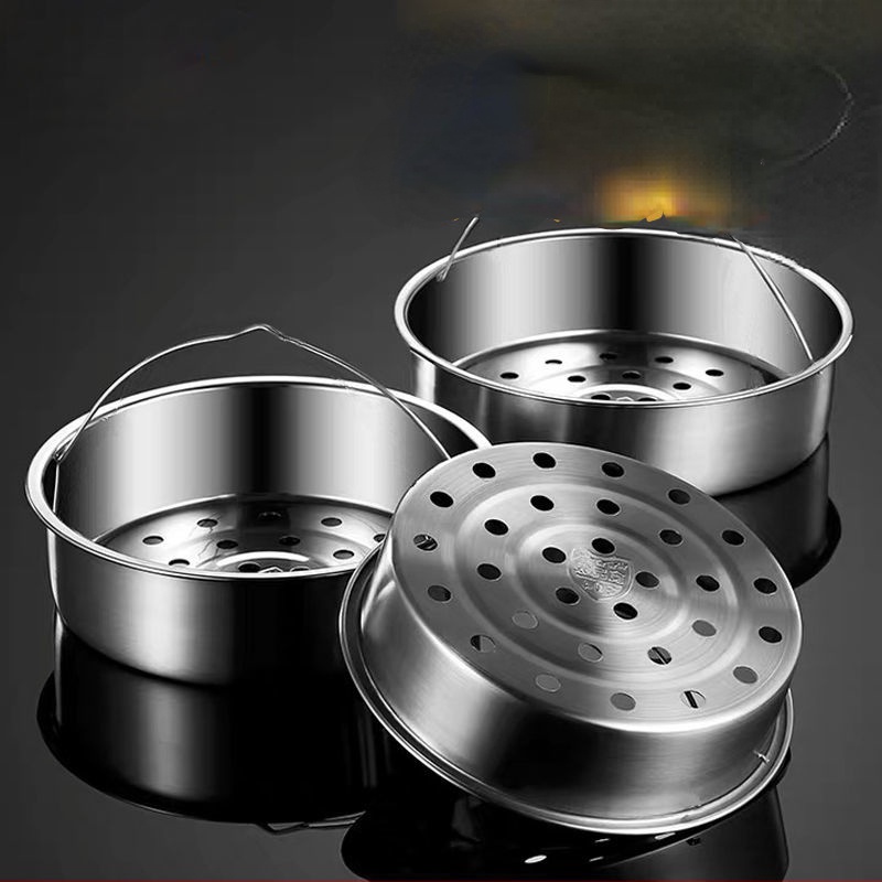 304 Stainless Steel Rice Cooker Universal Steamer with Handle Steaming ...