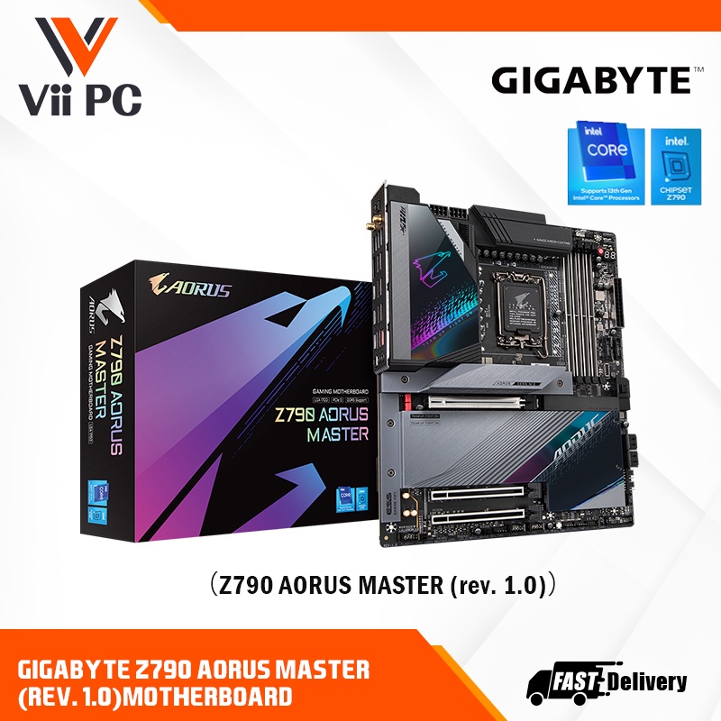 Gigabyte Z790 Aorus Master (rev 1.0) LGA1700 Intel Z790 DDR5 Wi-Fi 6E ...