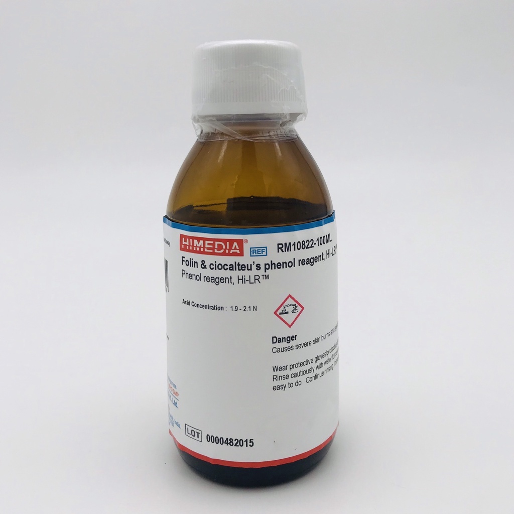 Folin & ciocalteu’s phenol reagent (2N concentration, Himedia) | Shopee ...