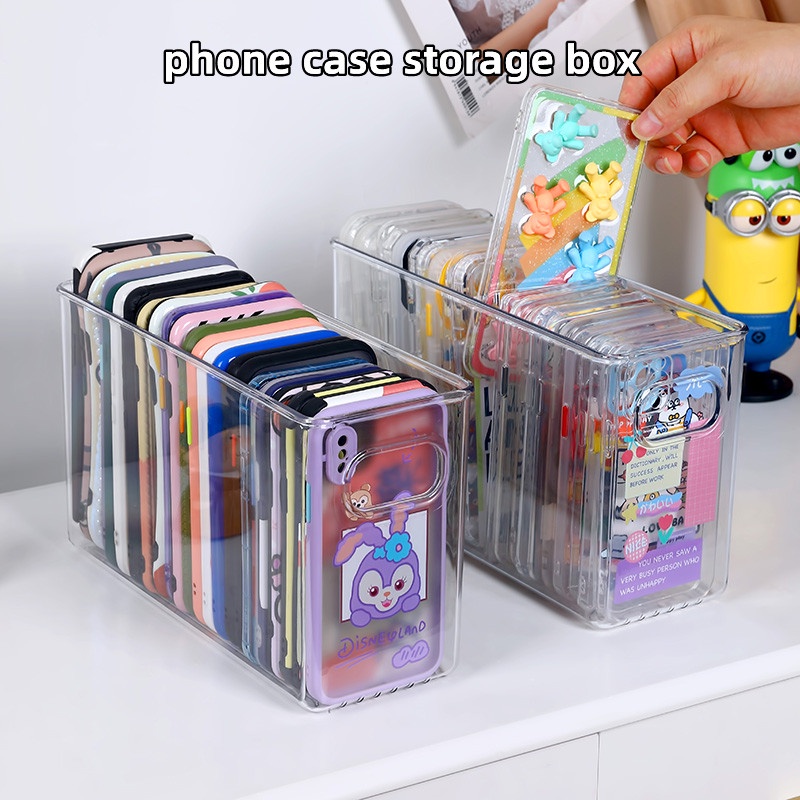Mobile Phone Case Storage Box Multifunctional Transparent Acrylic Phone ...