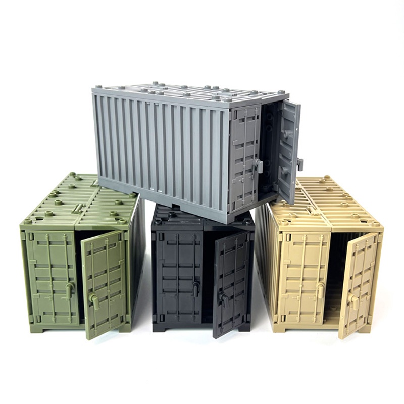 Military Container Cargo Box Model Building Blocks assembled Toy ...