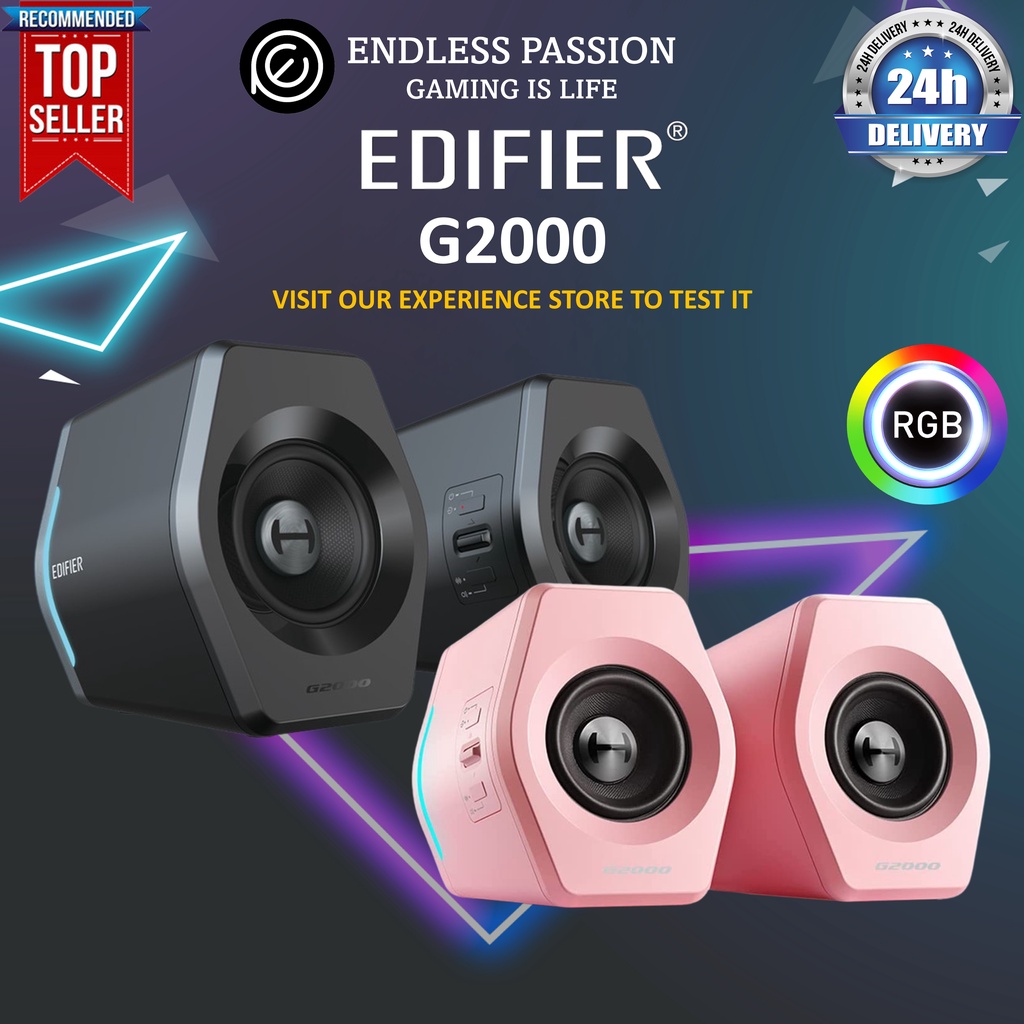EDIFIER G2000 RGB Gaming Speaker With Bluetooth | Shopee Singapore