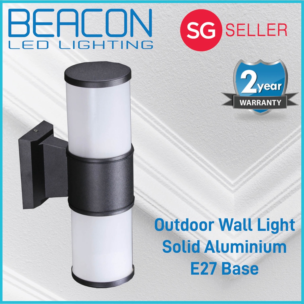 BEACON LED (Fitting Series 3) Outdoor Wall Light - Full Aluminum Body ...