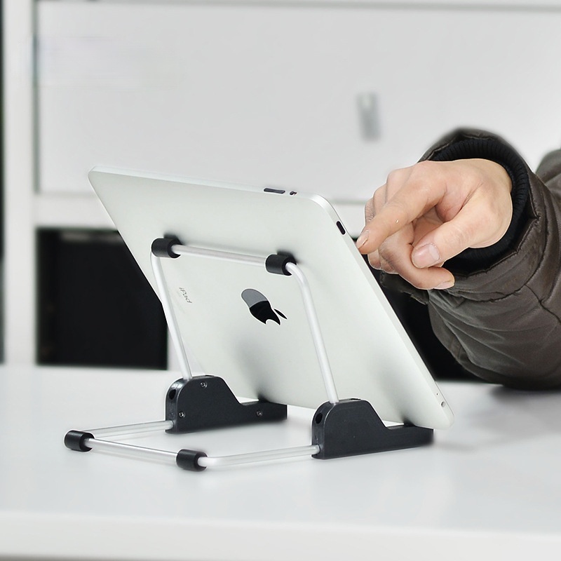 Aluminum Foldable Tablet Holder 7-11 Inch Tablet Stand Desktop Tablet ...