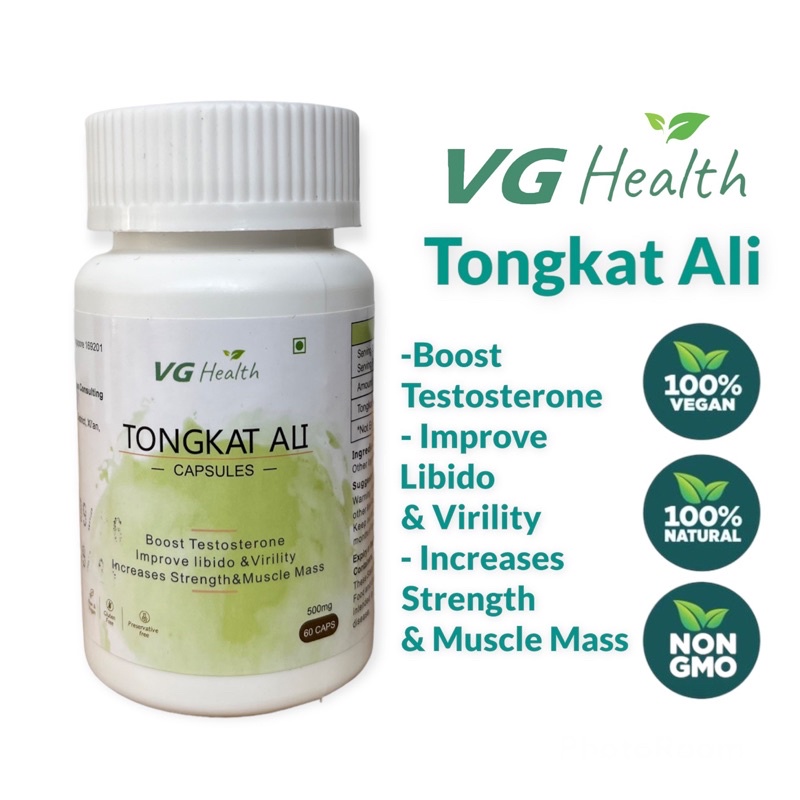 VG Health, Tongkat Ali 500mg - 60 Capsules | Shopee Singapore