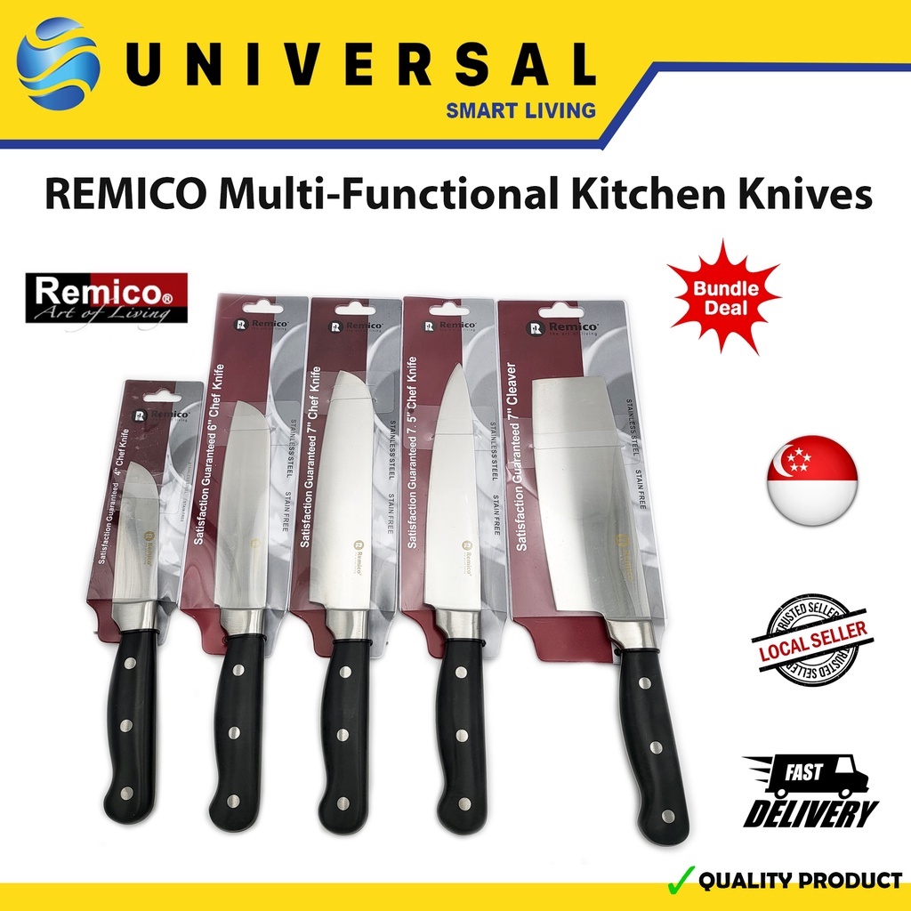 [SG SHOP SELLER] REMICO Multi-Functional Kitchen Knives / High Quality ...