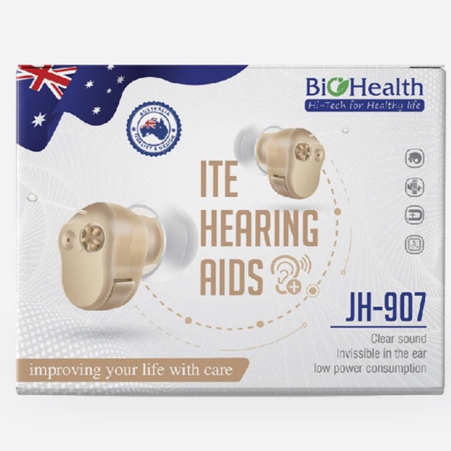 Biohealth JH-907 - Compact hearing aid, completely hidden in the ear ...