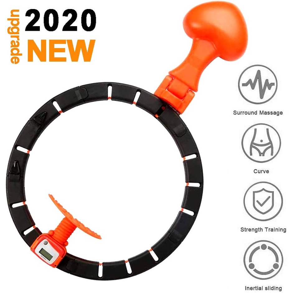 "M-TOP Hula Hoop Exercise Smart Hula Hoop Detachable Adjustable Size ...