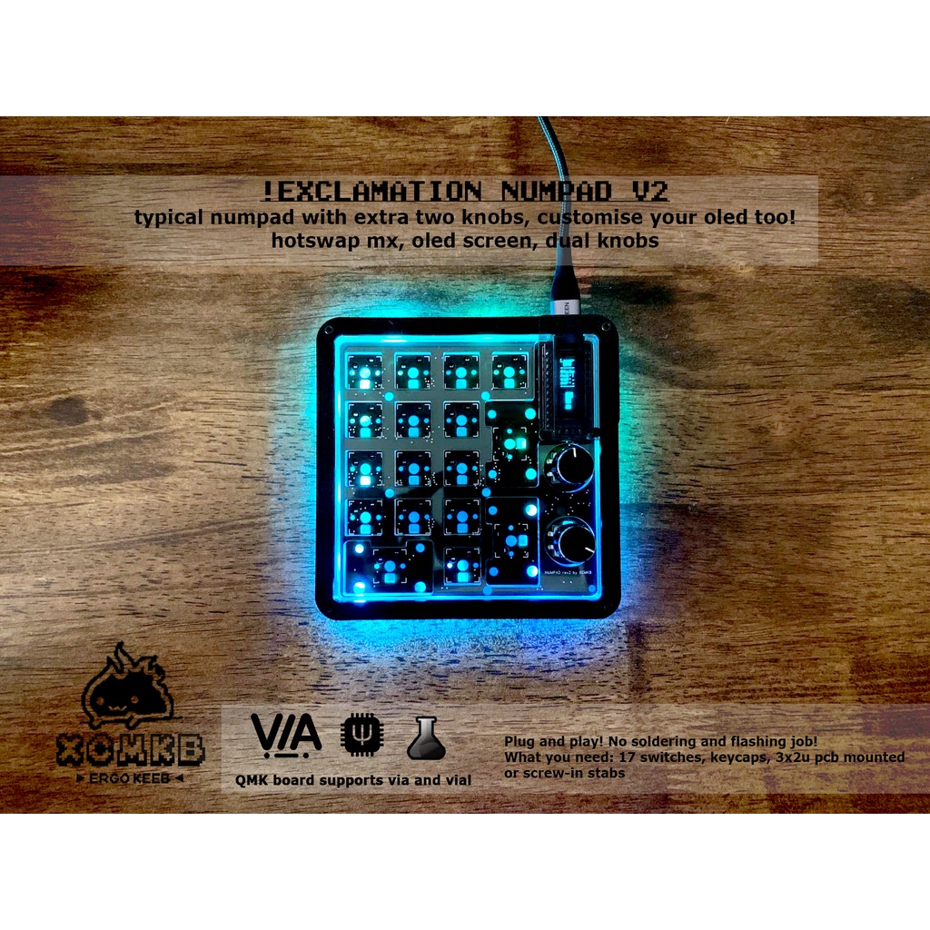 !Exclamationumpad V2 Macropad with Rotary Dial Knob, Scroll Wheel ...
