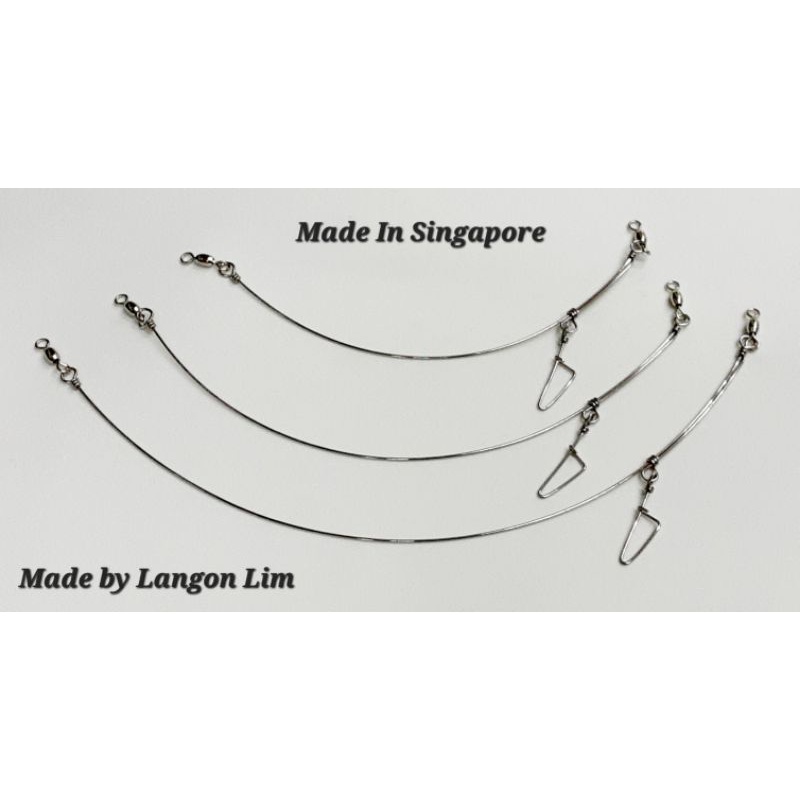 Langon Lim Stainless Steel Bottom Fishing Spreader Rig (3Pcs) 7" , 9 ...