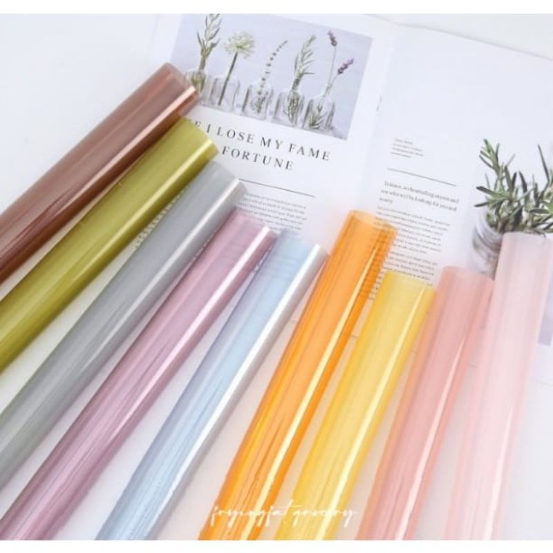 Transparent flower wrap/Transparent Bouquet Paper | Shopee Singapore