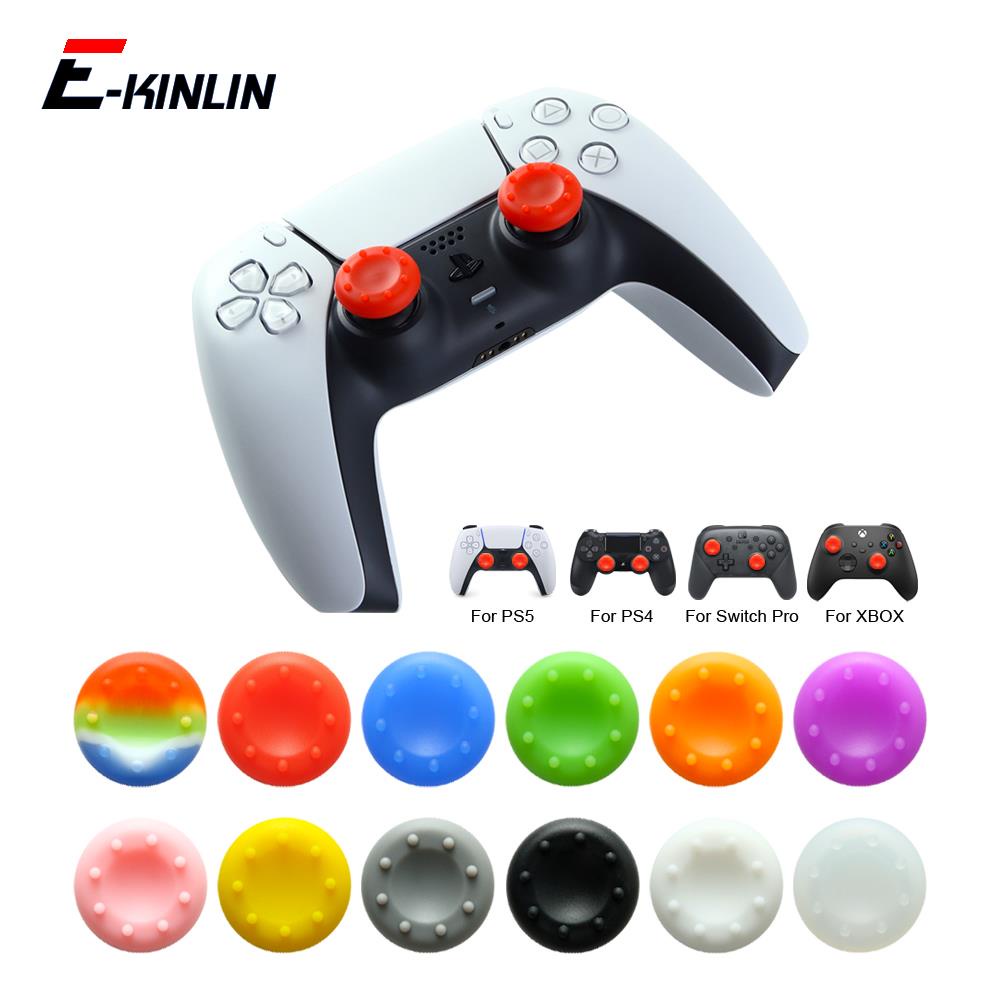 2pcs Silicone Joystick Caps Controller Thumb Stick Grips For Sony ...