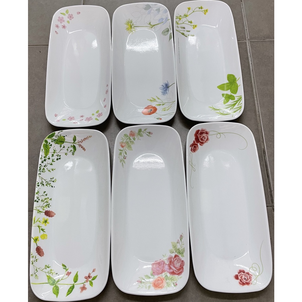 Corelle Loose Square (2210-LP) Fish Plate/Serving Plates | Shopee Singapore