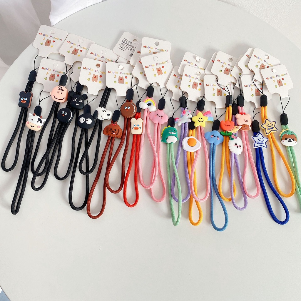 Cute Snoopy Bear Totoro Mobile Phone Lanyard Rope Multifuctional Hand ...