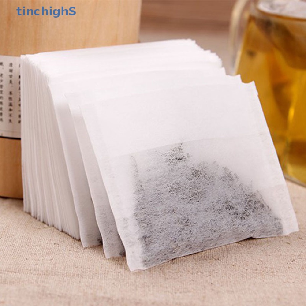 [TinchighS] 100Pcs Non-woven Disposable Empty Teabag Filter Herb Tea ...