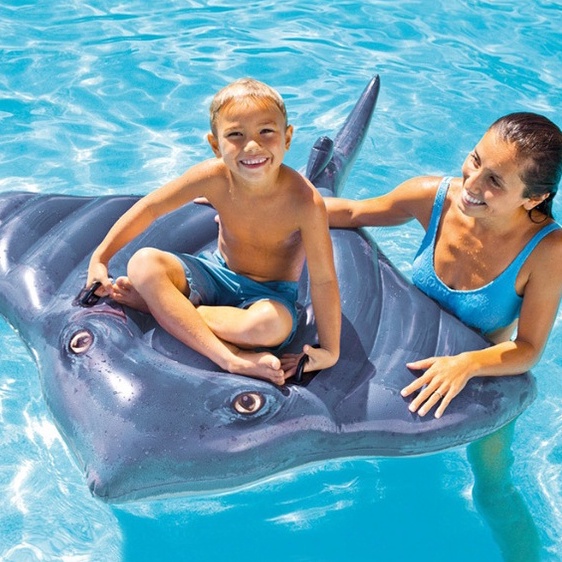 [SG]Stingray Ride-On Inflatable Swim Swimming Pool Float Floats ...