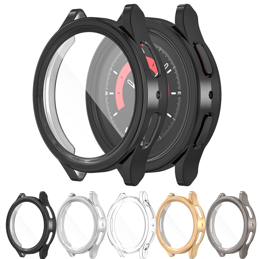 For Samsung galaxy watch 5 Pro 45mm TPU Case Full Cover Bumper ...