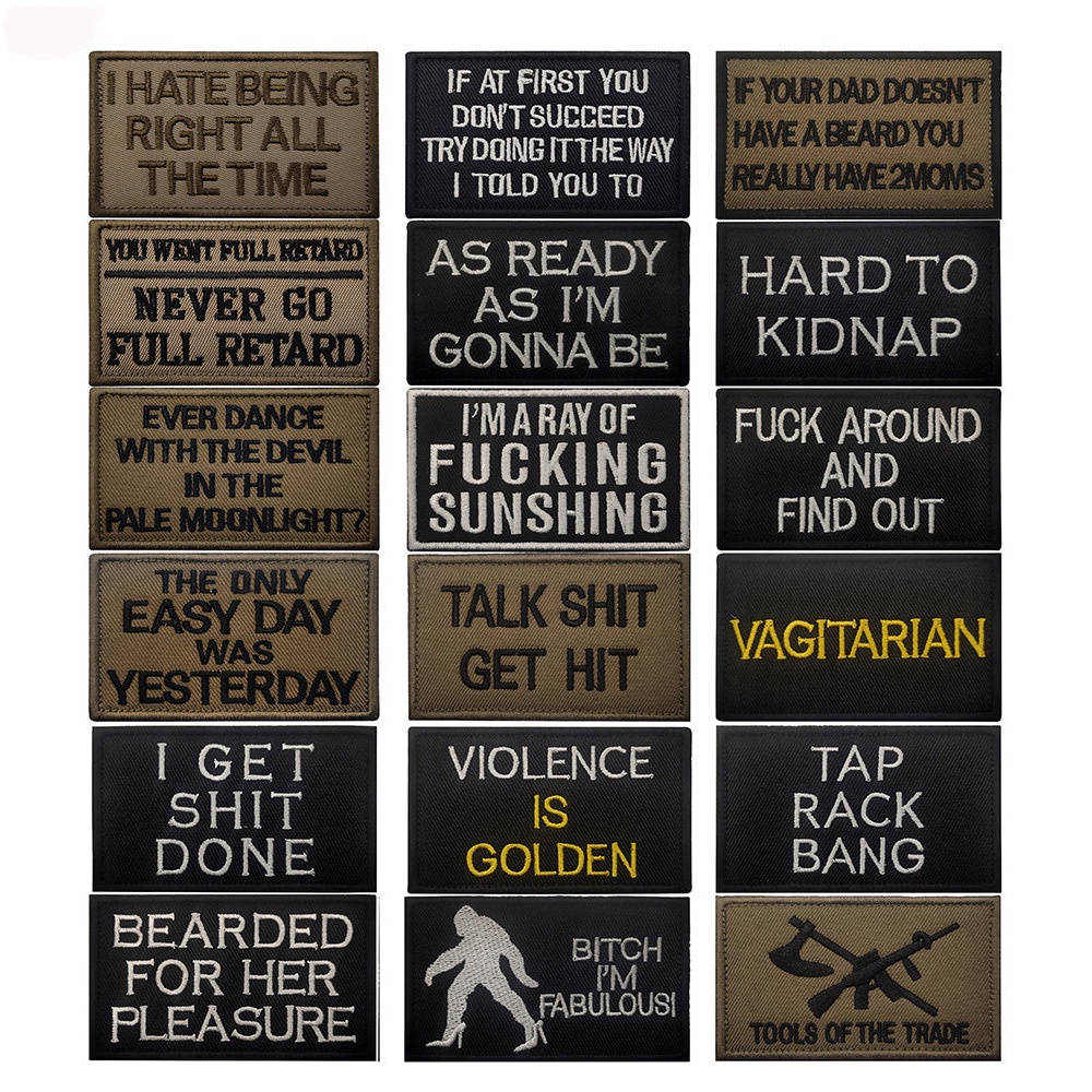 [Customized patch#Tactical Patch] Unique Patch English Letters 3D ...