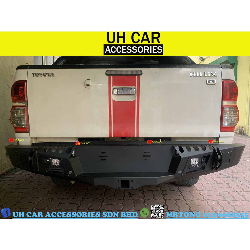 TOYOTA HILUX VIGO REVO ROCCO ROGUE FORCE OP REAR BUMPER BULL BAR ...
