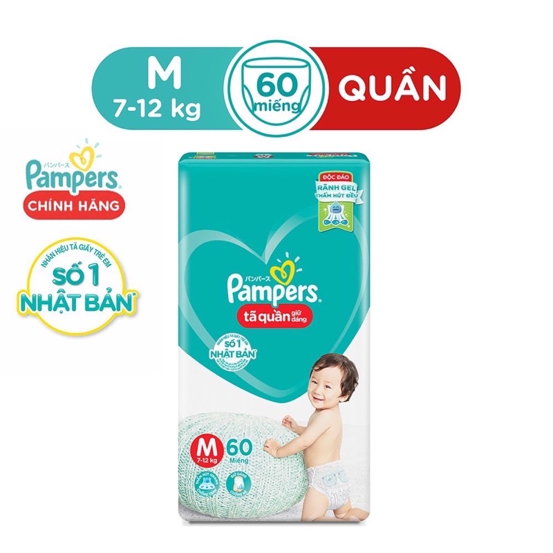 Pampers Jumbo Diapers For Babies To Keep M60 / L54 / XL48 / XXL44 ...