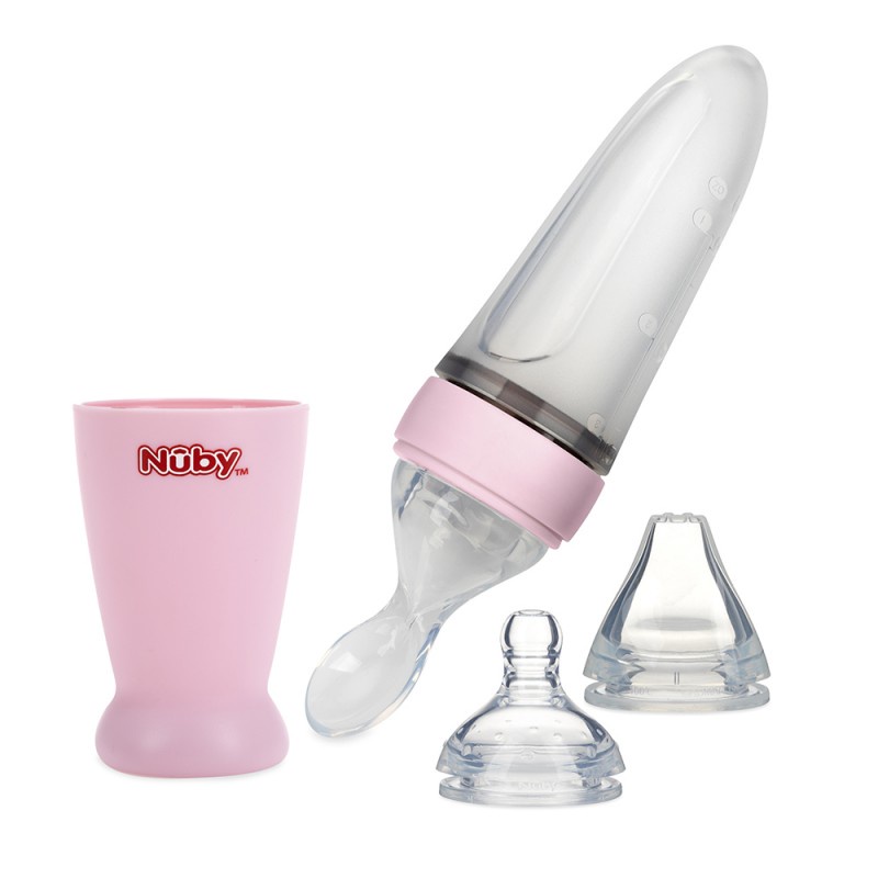 Nuby Silicone Squeeze Feeder | Shopee Singapore