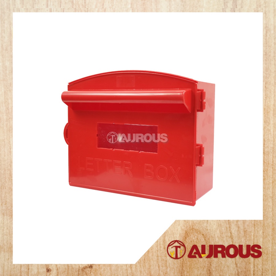 PVC LETTER BOX (HORIZONTAL/RED) | Shopee Singapore