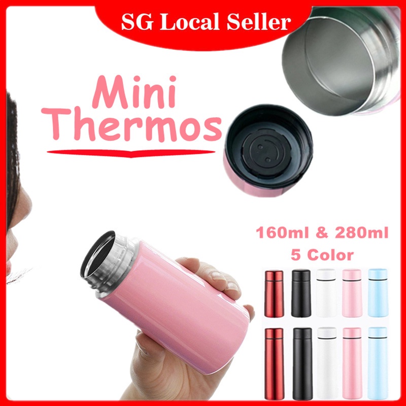 160/280ML 304 Stainless Steel Water Cup Small thermal bottle | Shopee ...