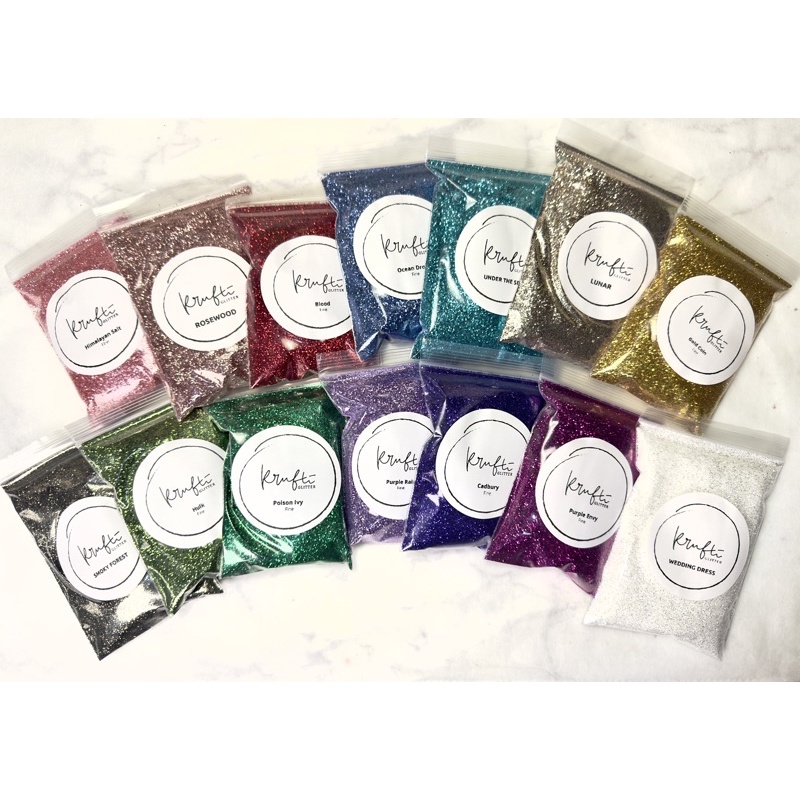 [SG LOCAL READY STOCK] High Polyester FINE Glitter |Metallic glitter ...