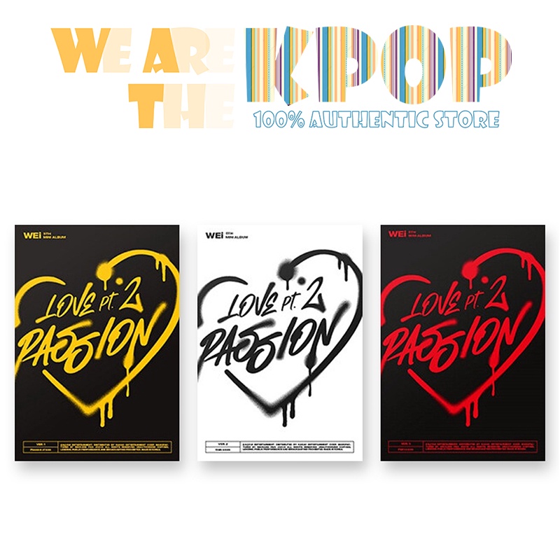 (3 version set) WEi 5th Mini Album [Love Pt.2 Passion] | Shopee Singapore