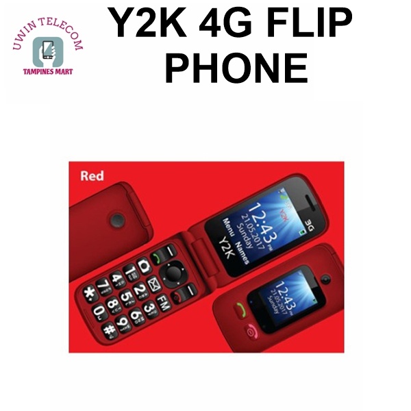 Y2k Flip 4g senior phone ( 1 year warranty) | Shopee Singapore