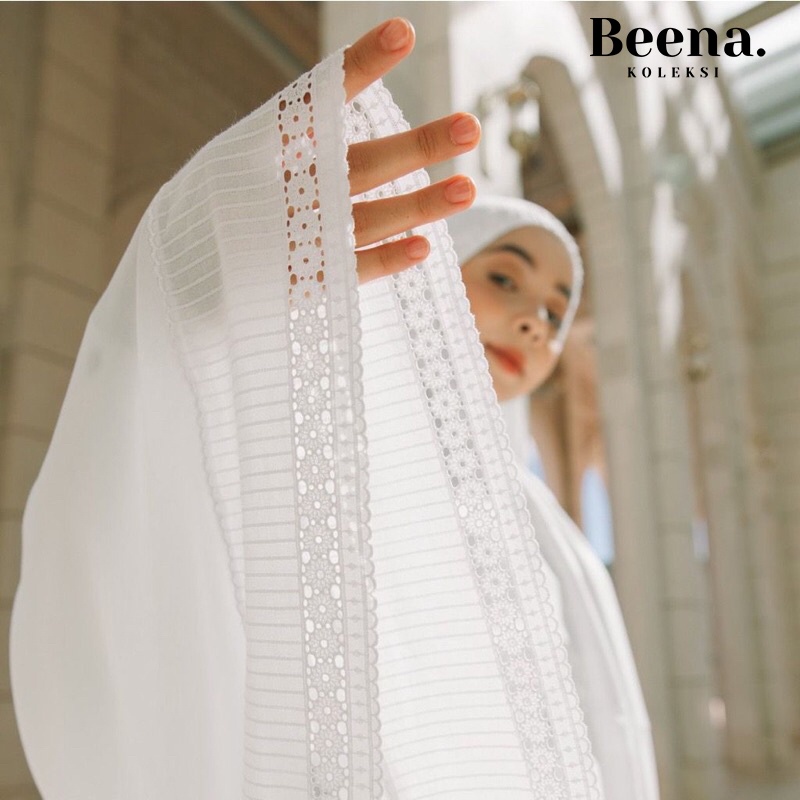 Telekung rumi Lycra Lace Inspired Veitnam, Premium Telekung, Telekung ...