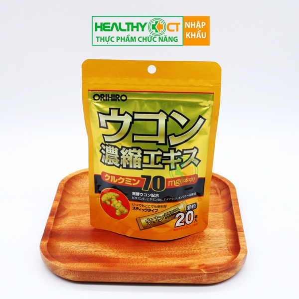 Orihiro Hangover Turmeric Powder Pack of 20 Bags (Imported from Japan ...