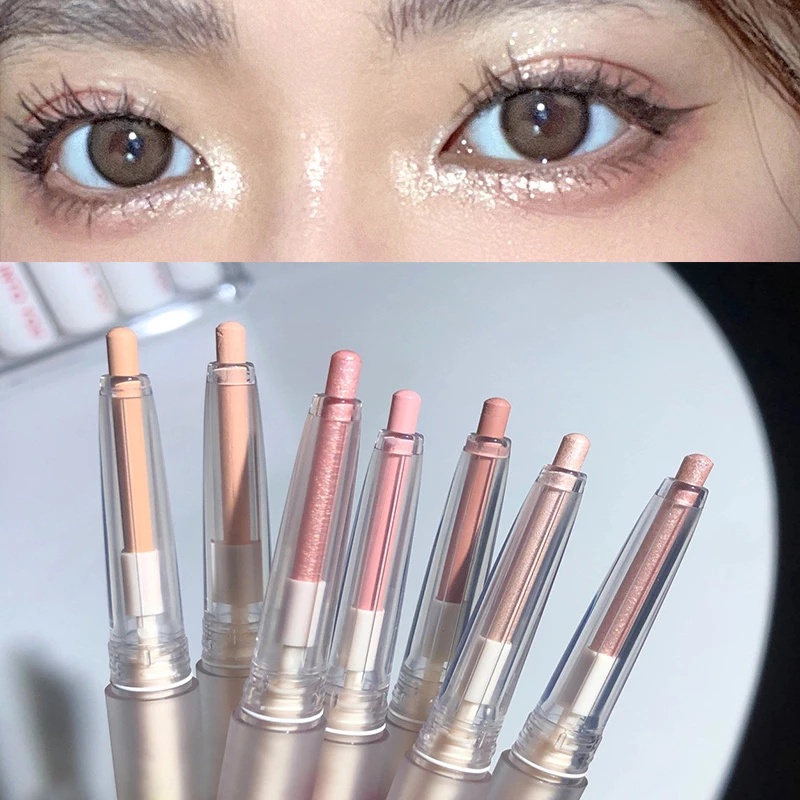 Shiny Glitter Eyeshadow Pen Diamond Eyes Pencil Eyeliner Pearlescent ...