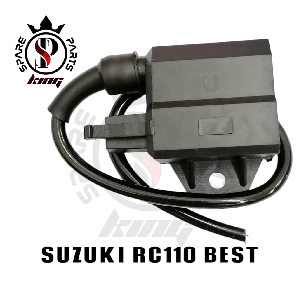 SUZUKI RC110 RC 110 BEST PLUG COIL STARTER COIL KOIL PLUG IGNITION COIL ...