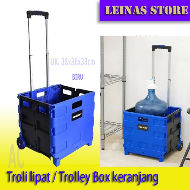 Folding Basket Box Trolley / Gallon Trolley / 25kg Folding Goods ...