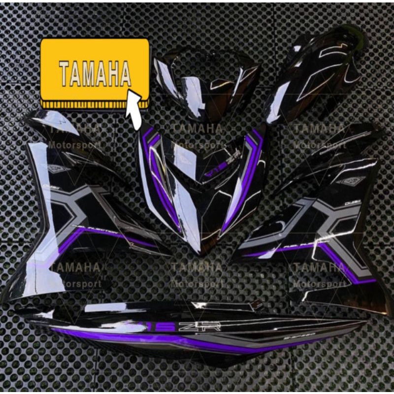 YAMAHA Y15 Y15zr V1 V2 vietnam purple grey line (Y16 design for Y15 ...