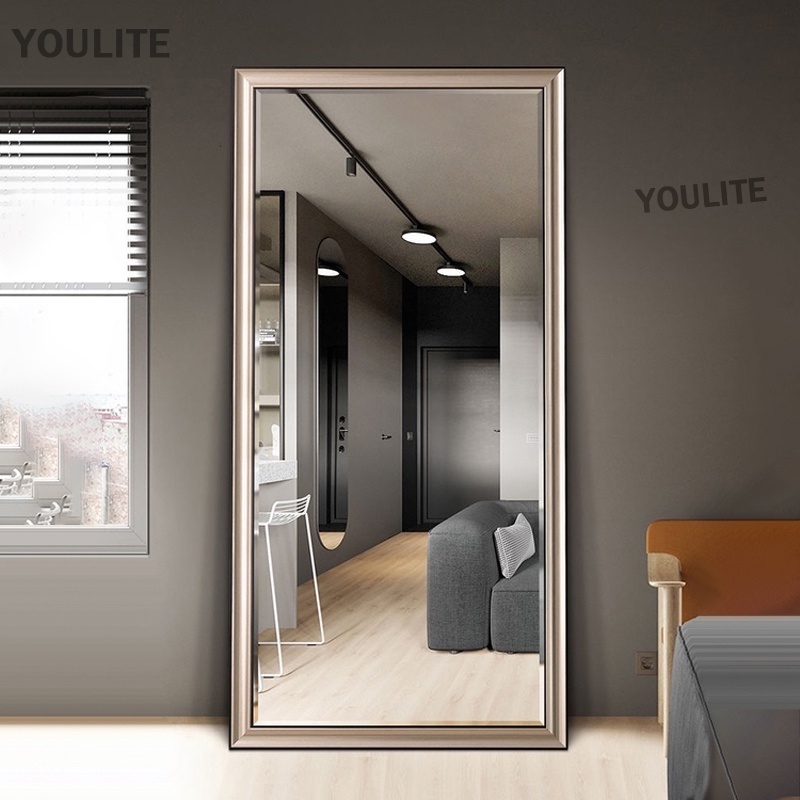 YOULITE Living Room Floor Mirror Full-length Mirror Bedroom Wall Mirror ...