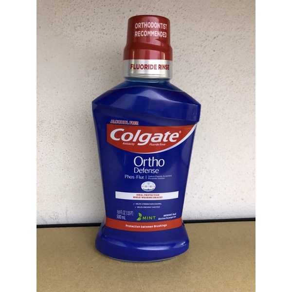 Colgate Phos Flur Anti Cavity Fluoride Rinse Ortho Defense, Braces ...