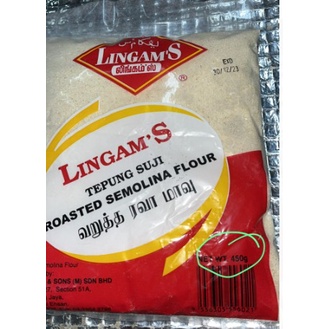 LINGAMS TEPUNG SUJI RAVA SEMOLINA FLOUR 450G | Shopee Singapore