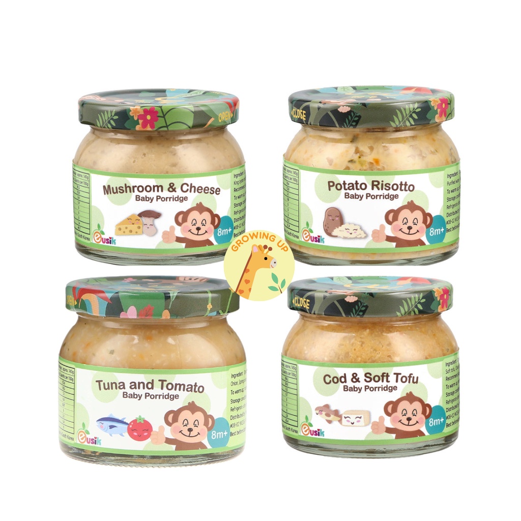 [Growing Up] EUSIK Baby Rice Porridge 145g (8m+) | Shopee Singapore