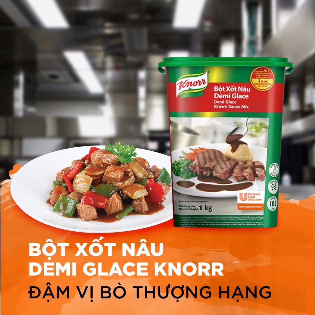 (Now)Demi Glace Brown Sauce Powder 1kg/Demi Glace Sauce Knorr retail ...