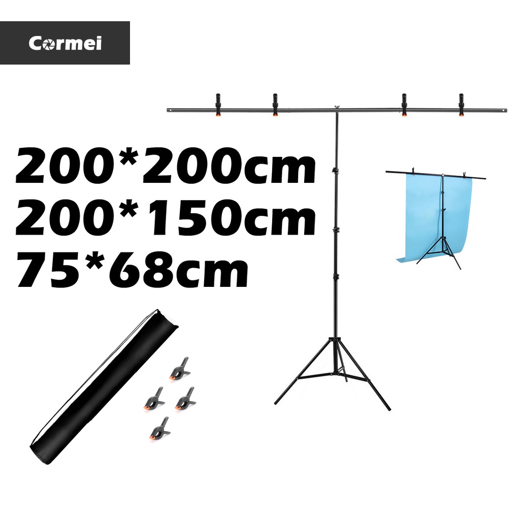 Background Stand Support System Large Metal for Photography Backdrop ...