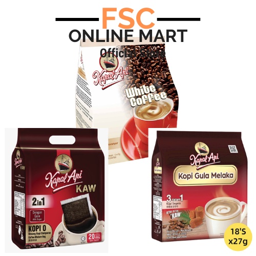 [FSC] Kapal Api Instant Coffee (Kopi O/ White Coffee/Gula Melaka ...