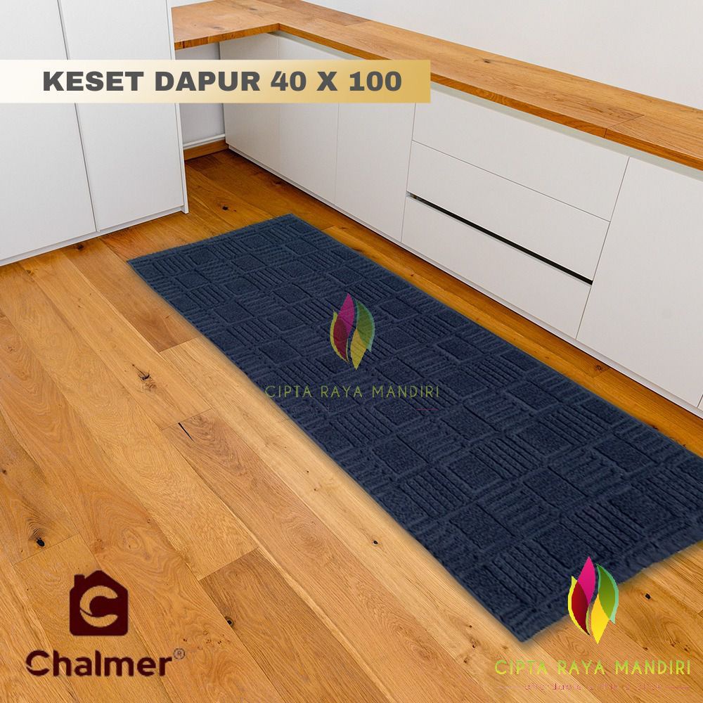 Premium Kitchen Mat by Chalmer / Towel Kitchen Mat / Water Absorbent ...